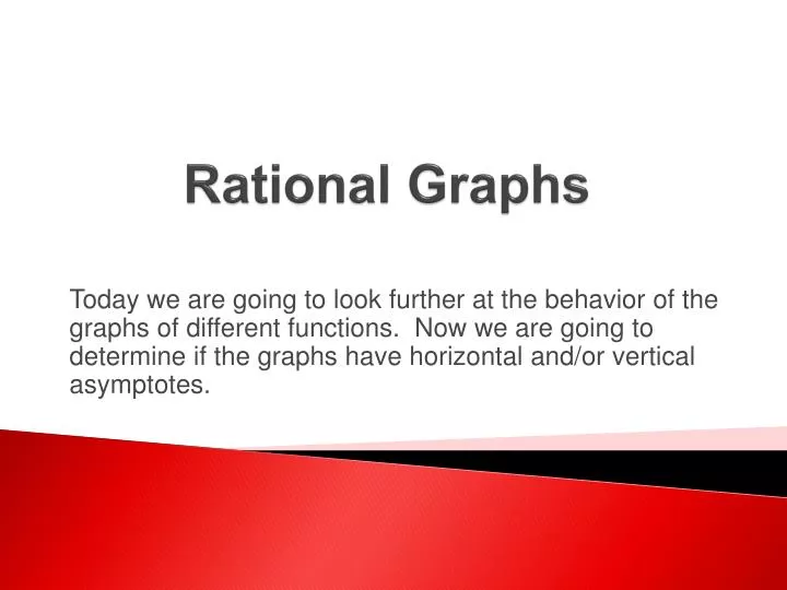 PPT - Rational Graphs PowerPoint Presentation, free download - ID:5500017