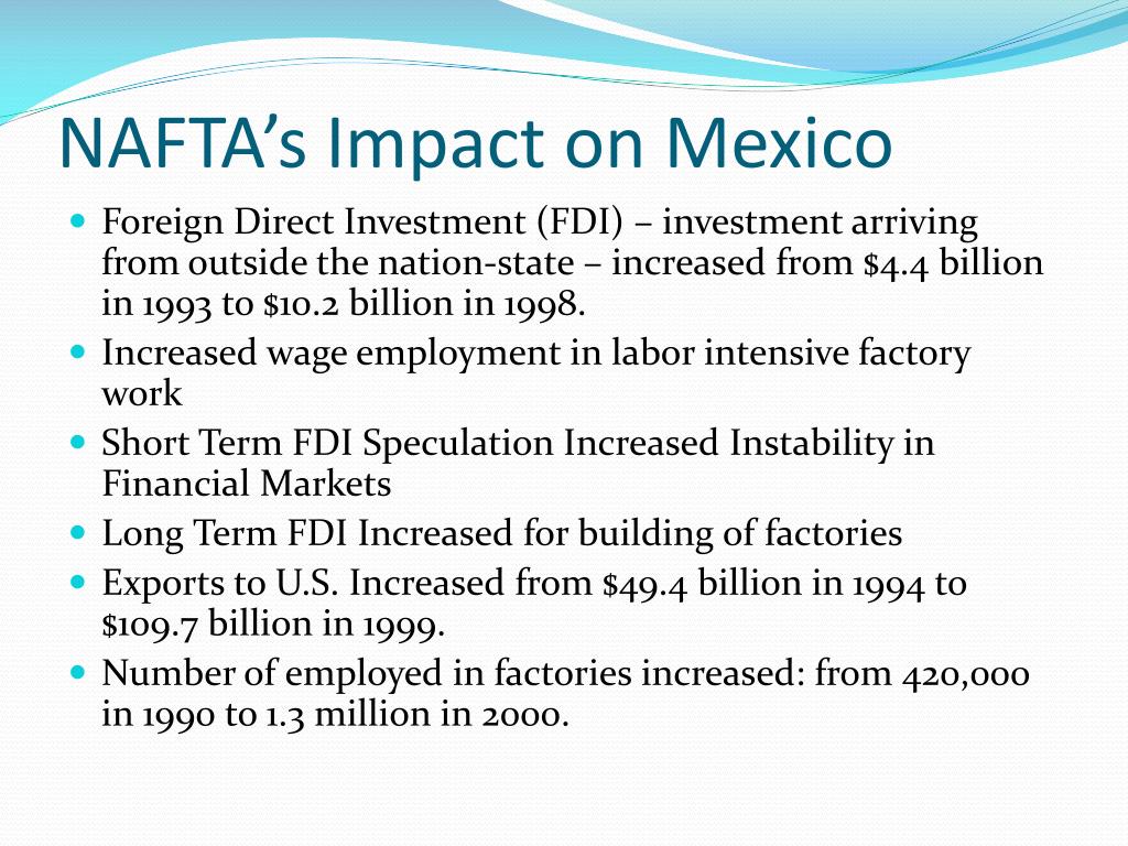 PPT - North American Free Trade Agreement (NAFTA ) PowerPoint ...