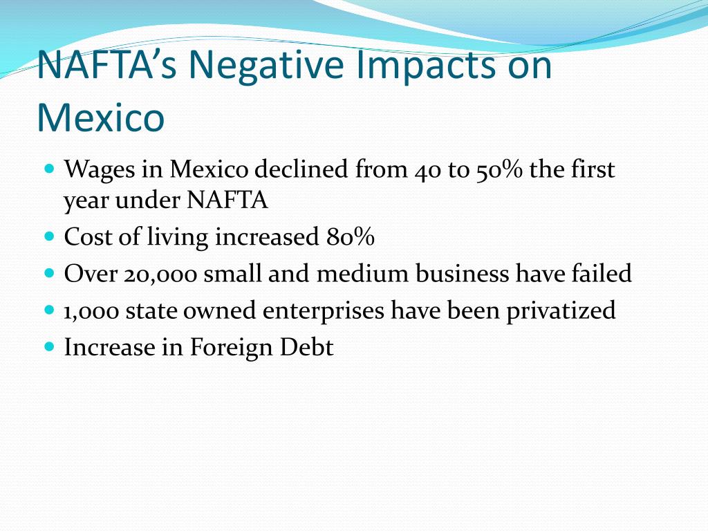 PPT - North American Free Trade Agreement (NAFTA ) PowerPoint ...