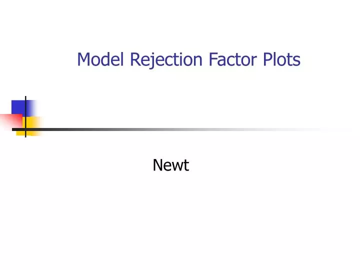 PPT - Model Rejection Factor Plots PowerPoint Presentation, free ...