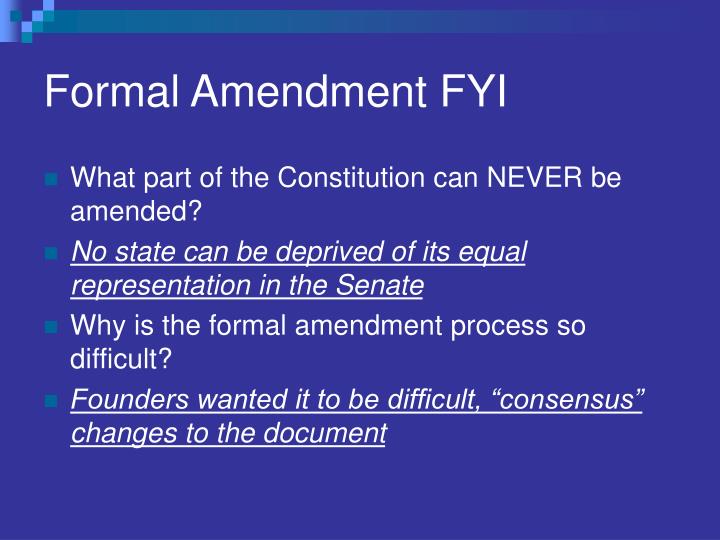 PPT - How to amend the Constitution? PowerPoint Presentation - ID:5501753