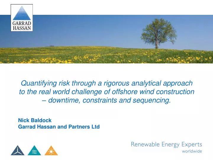 PPT - Nick Baldock Garrad Hassan and Partners Ltd PowerPoint ...