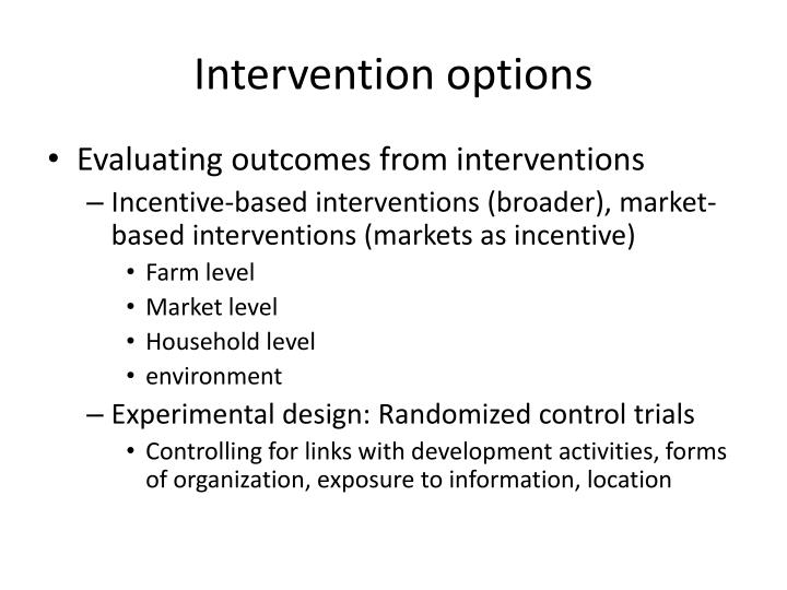 PPT - Intervention options PowerPoint Presentation - ID:5503471