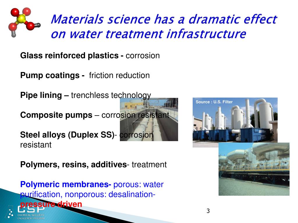 PPT - The Role of Chemistry and Materials Science in Advanced Water ...