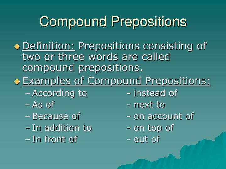 PPT - Prepositions PowerPoint Presentation - ID:5504574