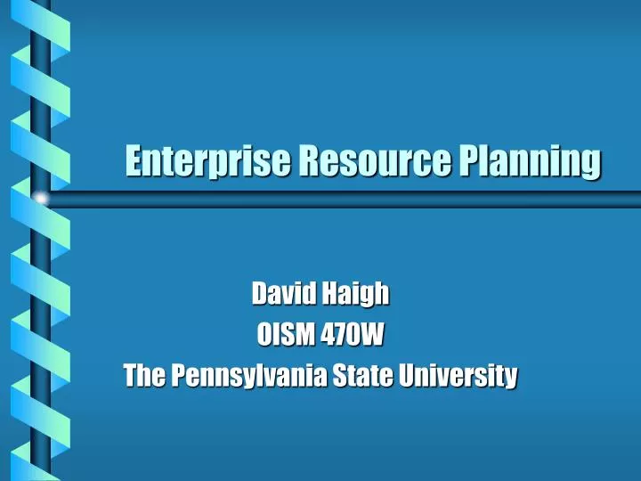 PPT - Enterprise Resource Planning PowerPoint Presentation, free ...