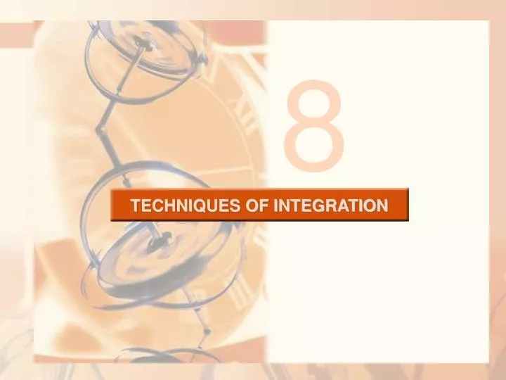 PPT - TECHNIQUES OF INTEGRATION PowerPoint Presentation, free download ...