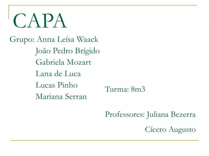 PPT - CAPA PowerPoint Presentation, free download - ID:5505568