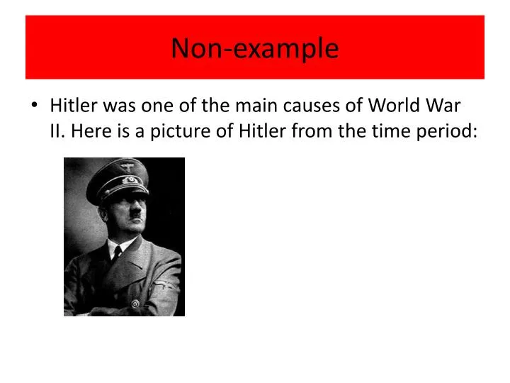 PPT - Non-example PowerPoint Presentation, free download - ID:5506849