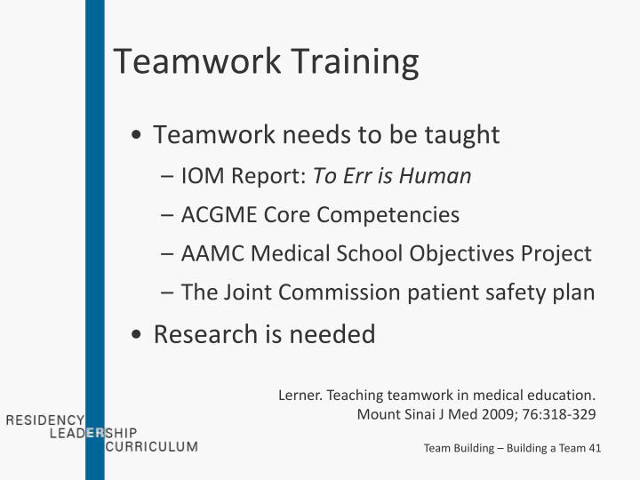 PPT - Building a Team A Core Leadership Attribute Seminar on Team ...