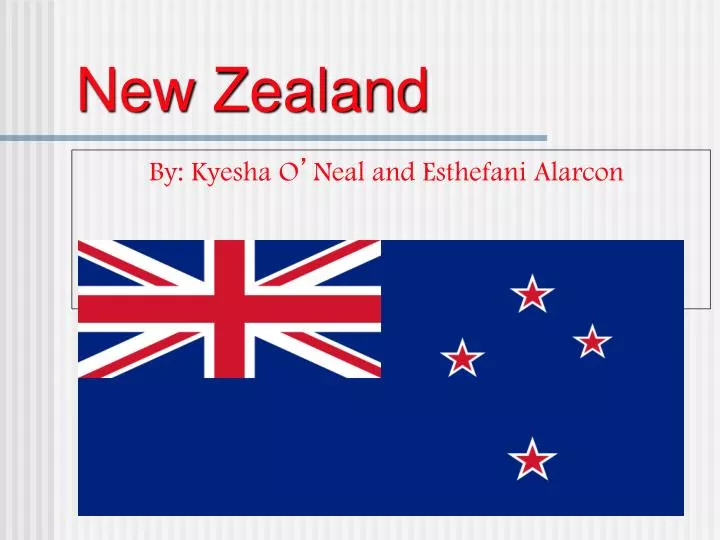 PPT - New Zealand PowerPoint Presentation, free download - ID:5507257