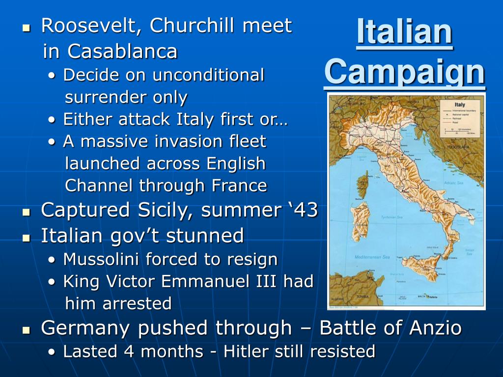 PPT - The War for Europe and North Africa PowerPoint Presentation, free ...