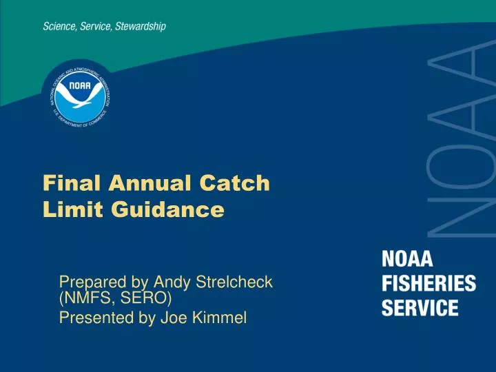 PPT - Final Annual Catch Limit Guidance PowerPoint Presentation, free ...