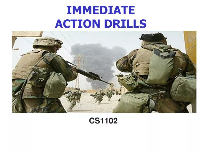 PPT - IMMEDIATE ACTION DRILLS PowerPoint Presentation, free download ...