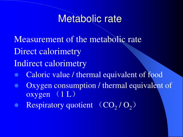 PPT - Energy metabolism and body temperature PowerPoint Presentation ...