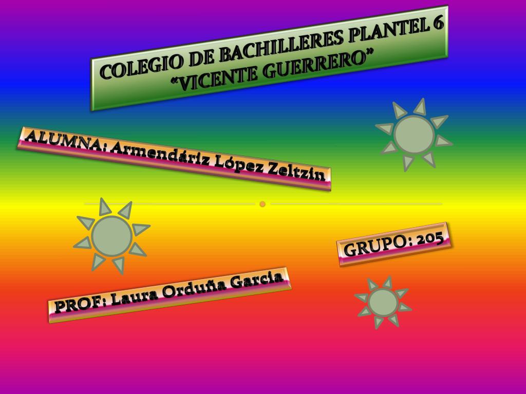 PPT - COLEGIO DE BACHILLERES PLANTEL 6 “VICENTE GUERRERO” PowerPoint ...