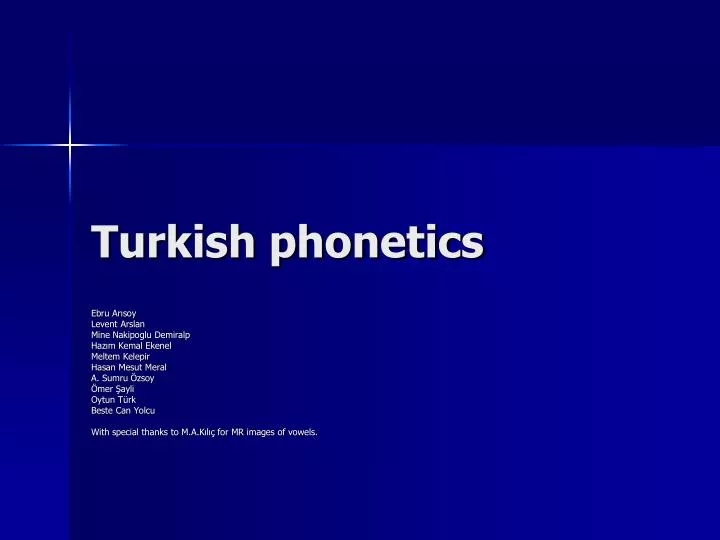 PPT - Turkish phonetics PowerPoint Presentation, free download - ID:5511041