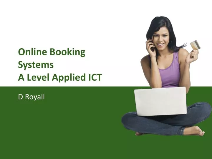 PPT - Online Booking Systems A Level Applied ICT PowerPoint ...