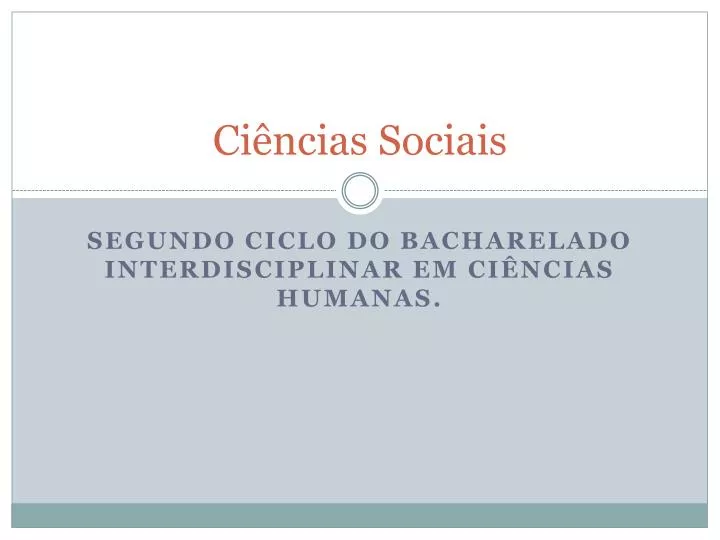 PPT - Ciências Sociais PowerPoint Presentation, free download - ID:5511778