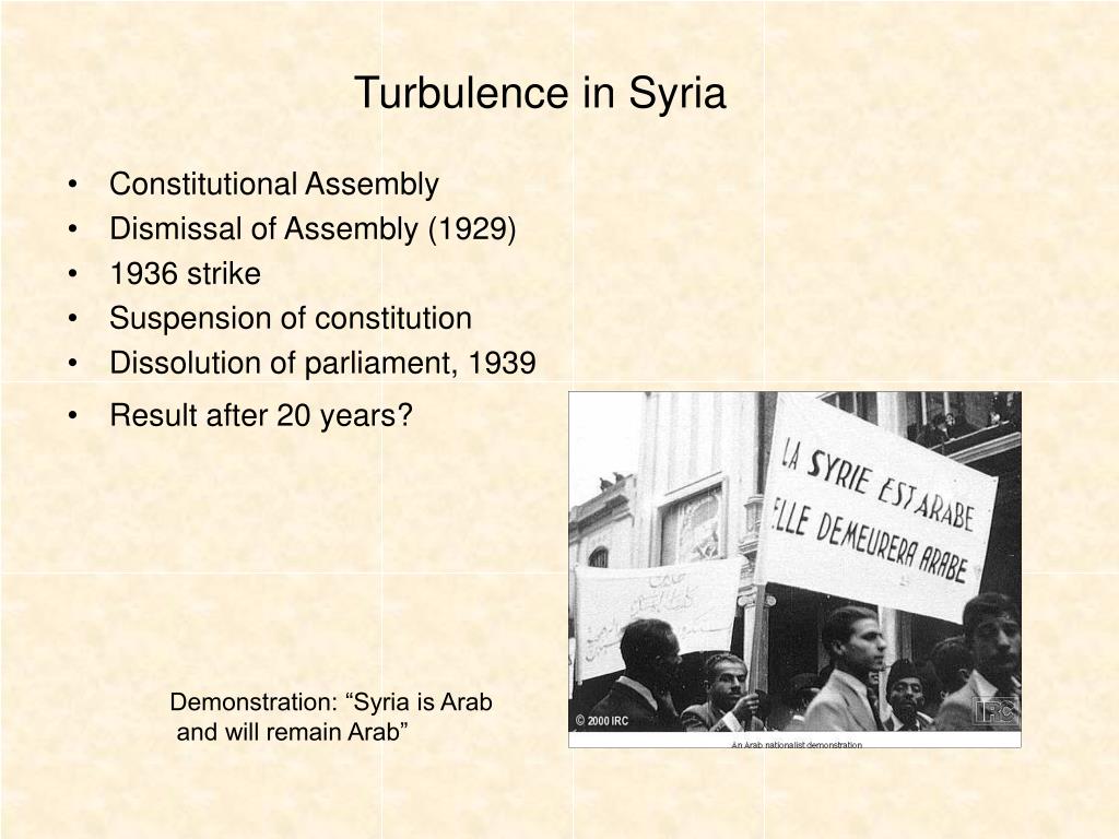 PPT - The French Mandate of Syria and Lebanon PowerPoint Presentation ...