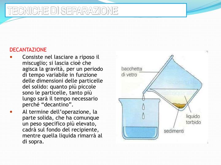 PPT - Metodi di separazione 1 PowerPoint Presentation - ID:5512390