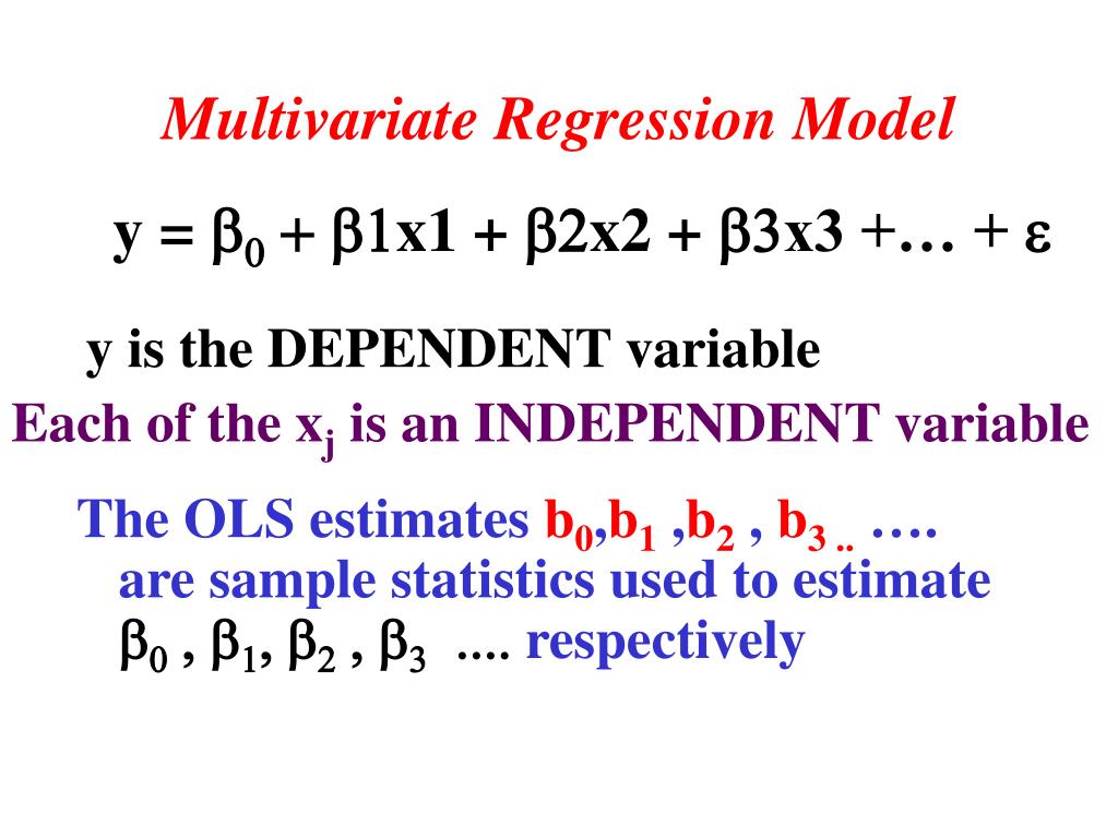 PPT Multivariate Regression Model PowerPoint Presentation Free 