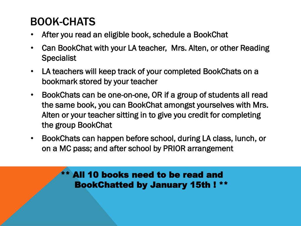 PPT - Leopard Lit Club Read 10 award-winning books BookChat about each ...