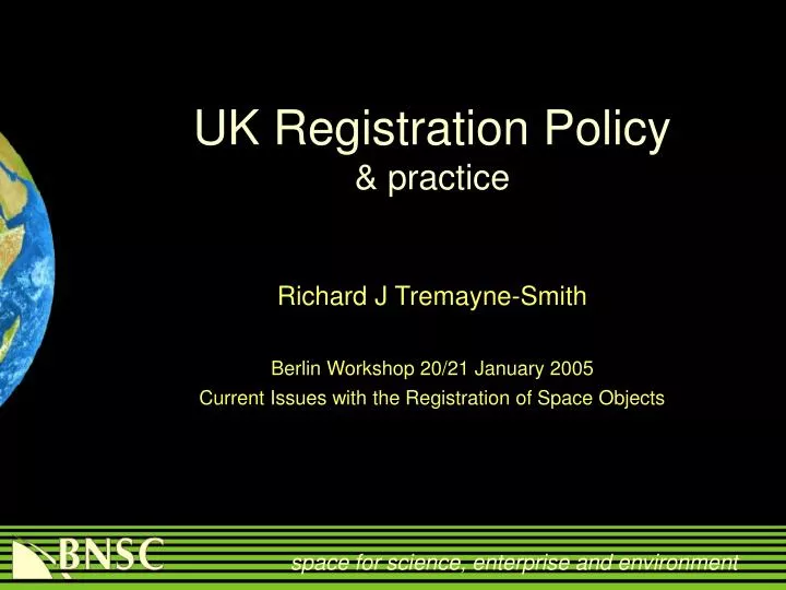 PPT - UK Registration Policy & practice PowerPoint Presentation, free ...