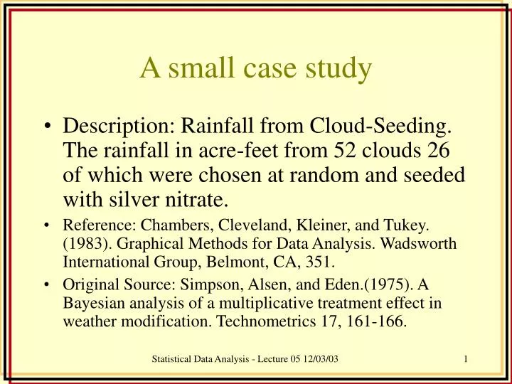 PPT - A small case study PowerPoint Presentation, free download - ID ...