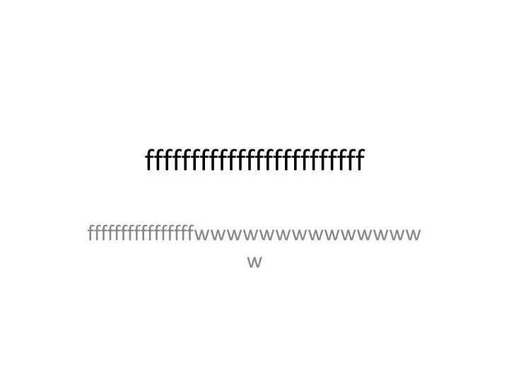 PPT - ffffffffffffffffffffffff PowerPoint Presentation, free download ...