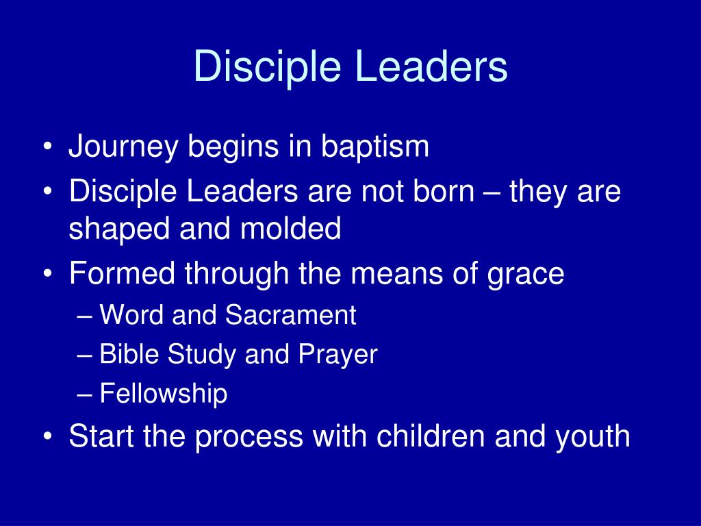 PPT - 2010 Mission Developer’s Conference: Leadership & Discipleship ...