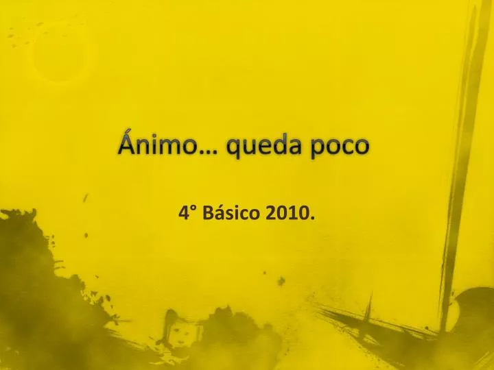 PPT - Ánimo… queda poco PowerPoint Presentation, free download - ID:5515811
