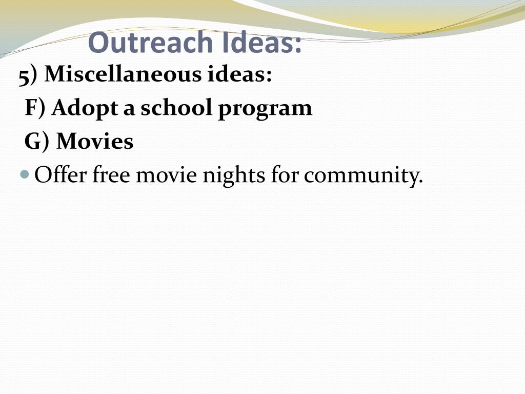 PPT - Outreach Ideas for the Growing Church PowerPoint Presentation ...