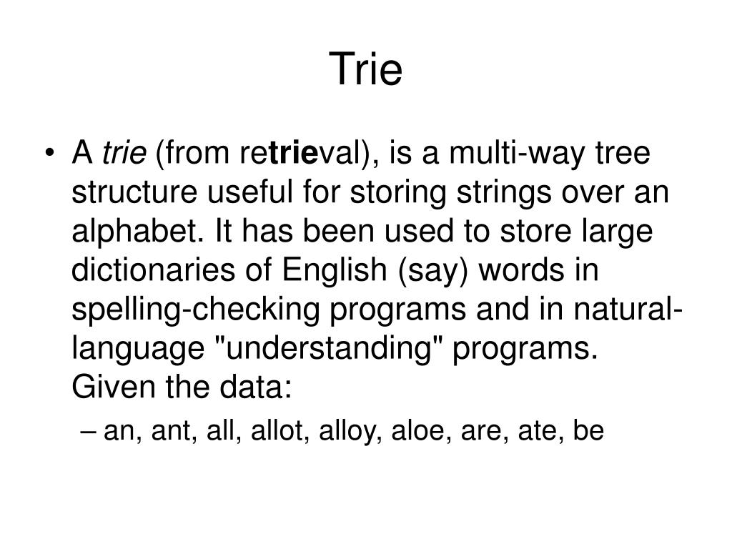 PPT - Trie/Suffix Trie/Suffix Tree PowerPoint Presentation, free ... PPT - Trie/Suffix Trie/Suffix Tree PowerPoint Presentation, free ...