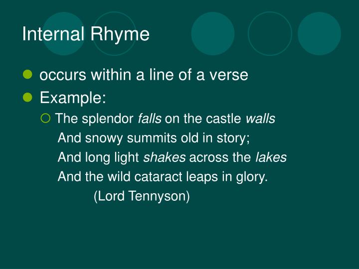 PPT - Rhyme and Free Verse PowerPoint Presentation - ID:5517253