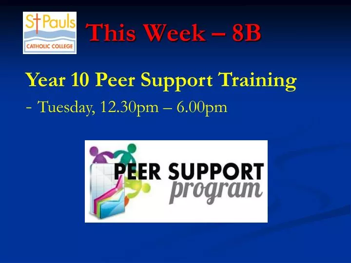 PPT - This Week – 8B PowerPoint Presentation, free download - ID:5517798