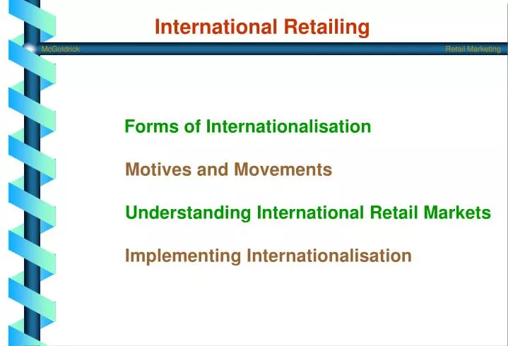 PPT - International Retailing PowerPoint Presentation, free download ...