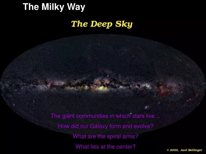 PPT - The Milky Way PowerPoint Presentation, free download - ID:5518277