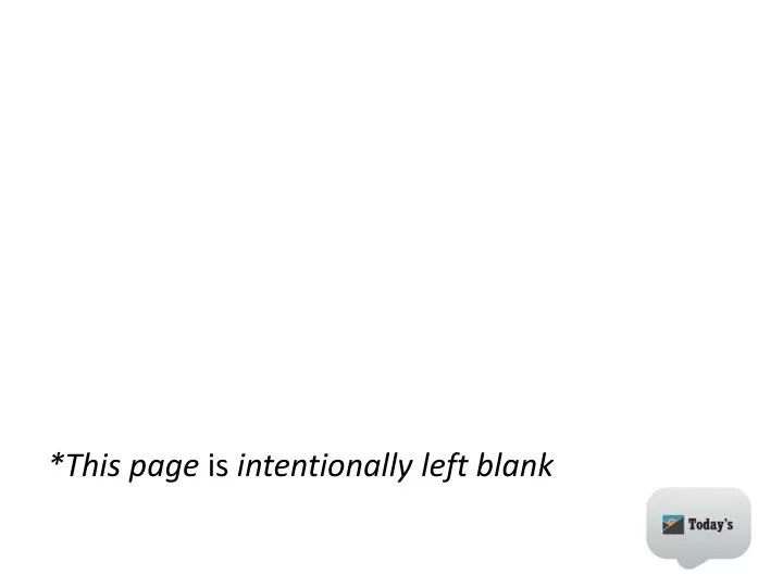 PPT - *This page is intentionally left blank PowerPoint Presentation ...