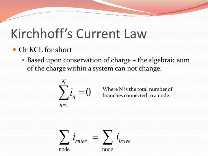 PPT - Kirchhoff’s Laws PowerPoint Presentation - ID:5518680
