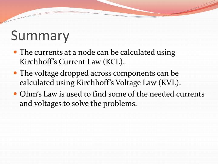PPT - Kirchhoff’s Laws PowerPoint Presentation - ID:5518680