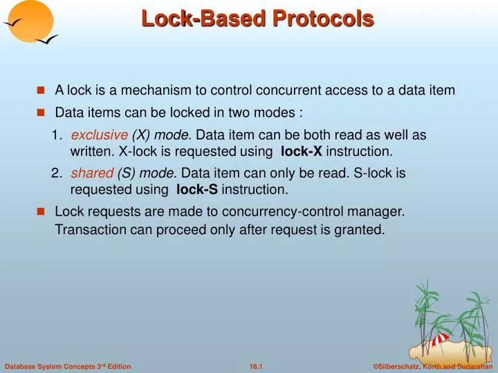 PPT - Lock-Based Protocols PowerPoint Presentation, free download - ID ...