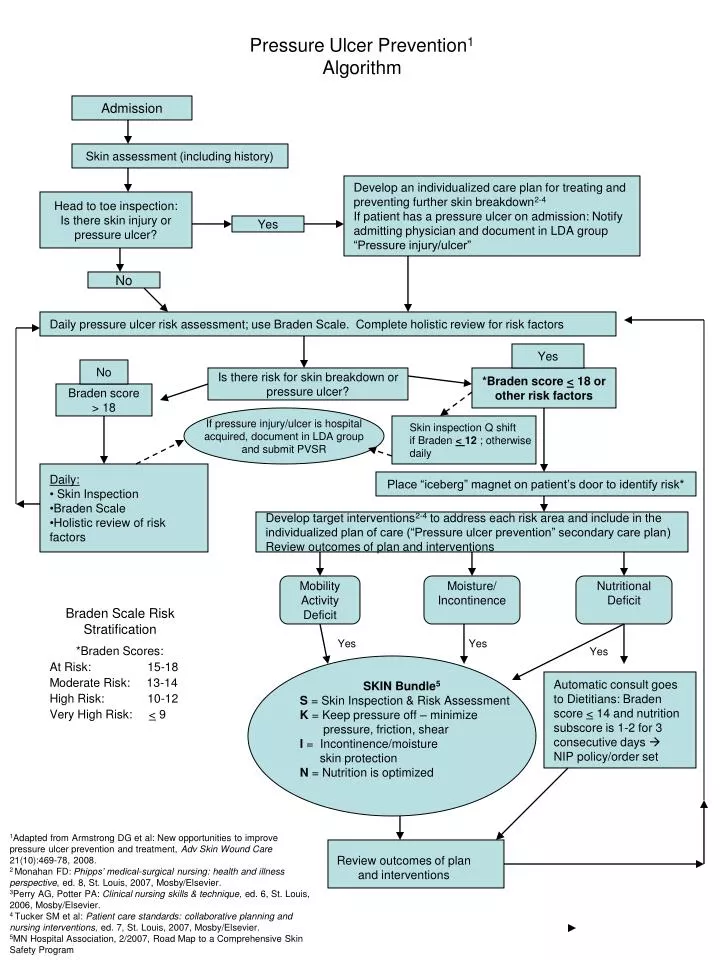 PPT - Pressure Ulcer Prevention 1 Algorithm PowerPoint Presentation ...