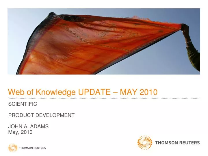 PPT - Web of Knowledge UPDATE – MAY 2010 PowerPoint Presentation, free ...
