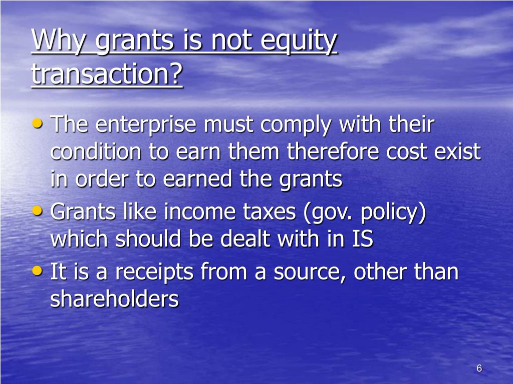 PPT - FRS 120 ACCOUNTING FOR GOVERNMENT GRANTS AND DISCLOSURE OF ...