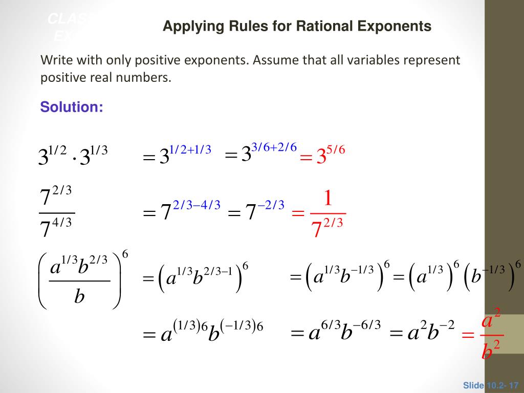 PPT 10 2 Rational Exponents PowerPoint Presentation Free Download PPT 10 2 Rational Exponents PowerPoint Presentation Free Download