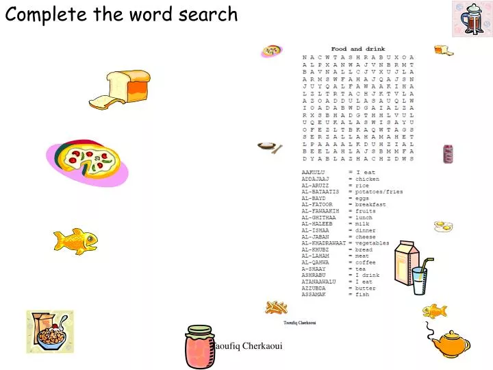 PPT - Complete the word search PowerPoint Presentation, free download ...