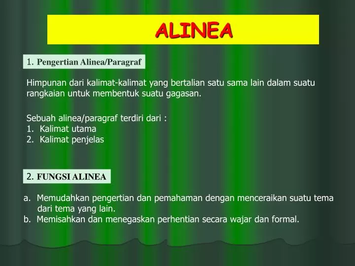 PPT - ALINEA PowerPoint Presentation, free download - ID:5522867