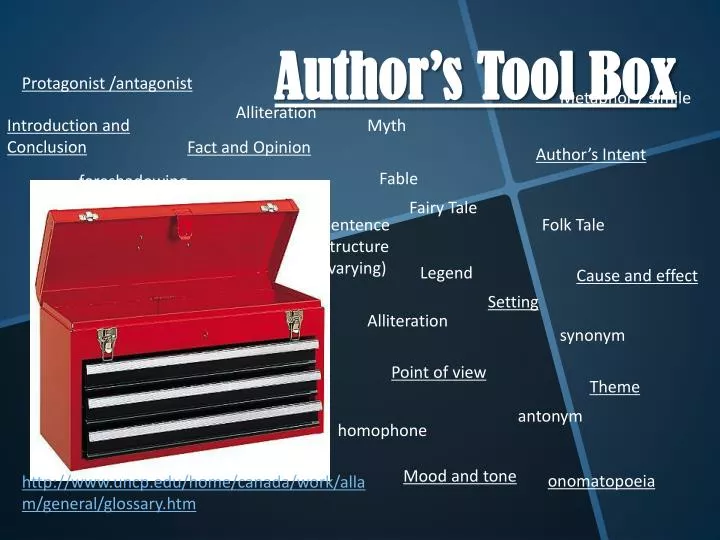 PPT - Author’s Tool Box PowerPoint Presentation, free download - ID:5523246