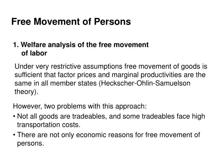 PPT - Free Movement of Persons PowerPoint Presentation, free download ...